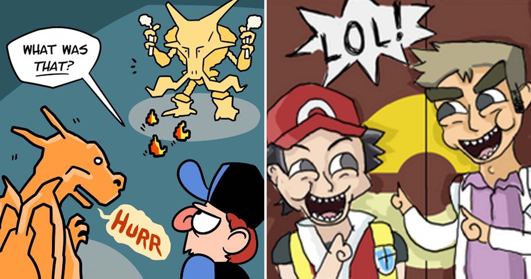 25 Hilarious Pokémon Red And Blue Fan Comics That Will Make Any Player ...