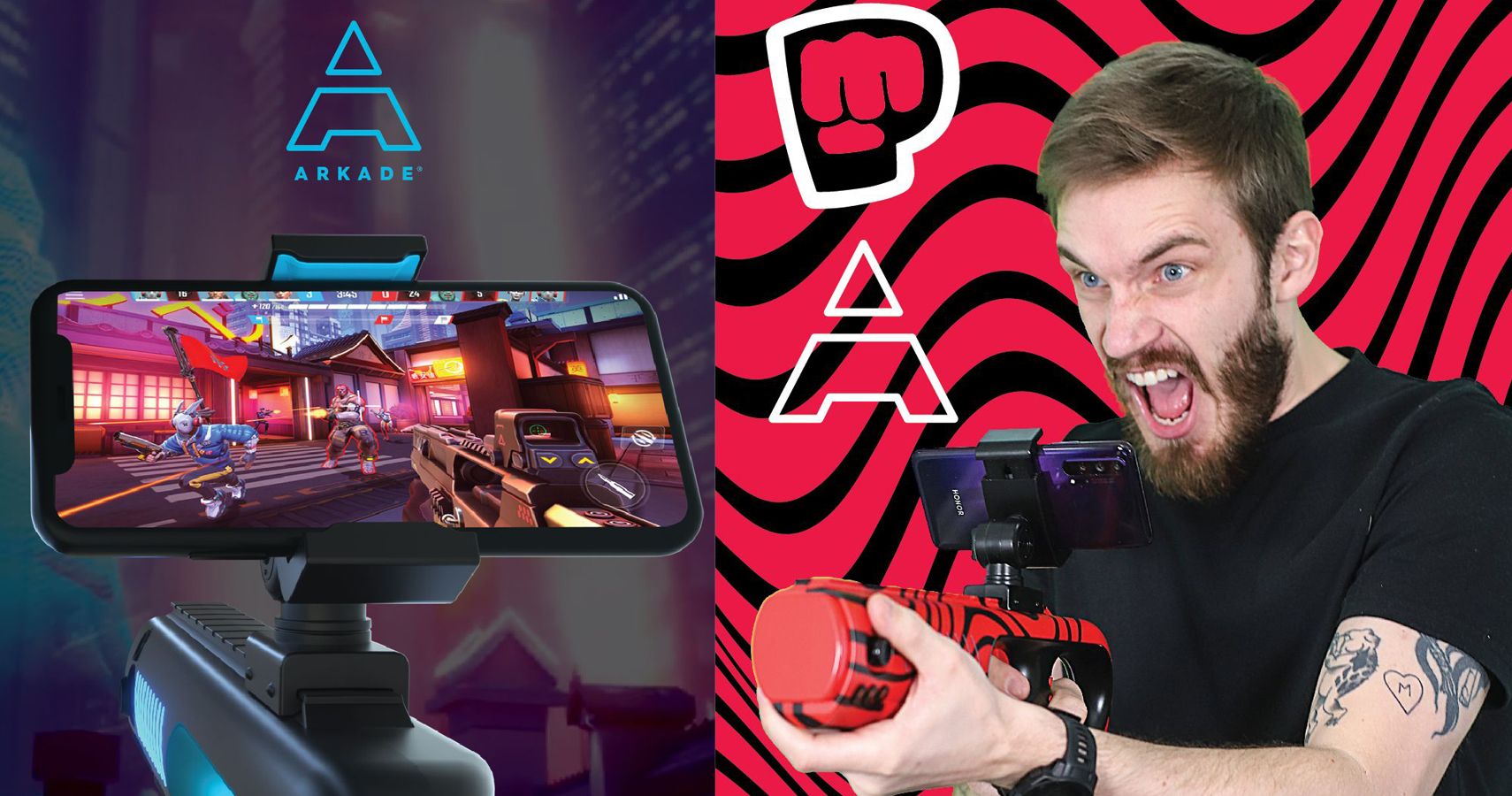 PewDiePie's Arkade Motion Blaster Turn Every Shooter Into An Arcade ...
