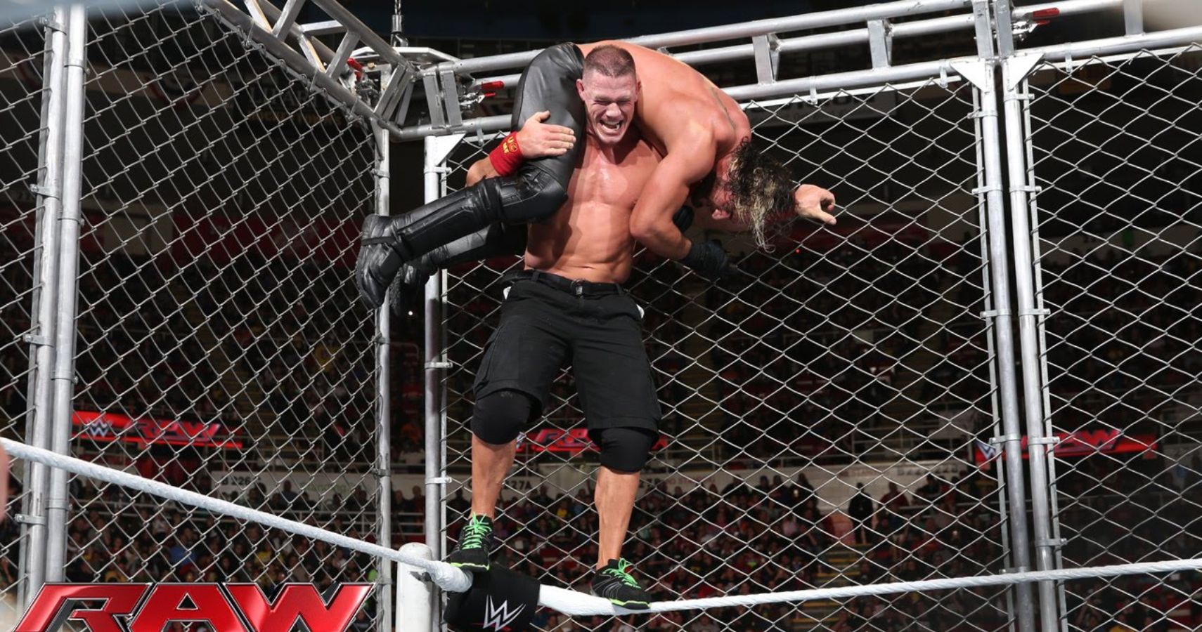 Challenge Your Family To A Cage Match With WWE Cage Battle