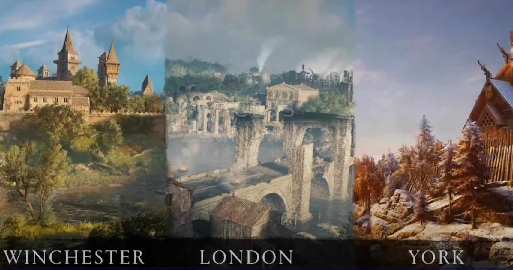 Assassin's Creed Valhalla's Main Cities Are Winchester, York, And London